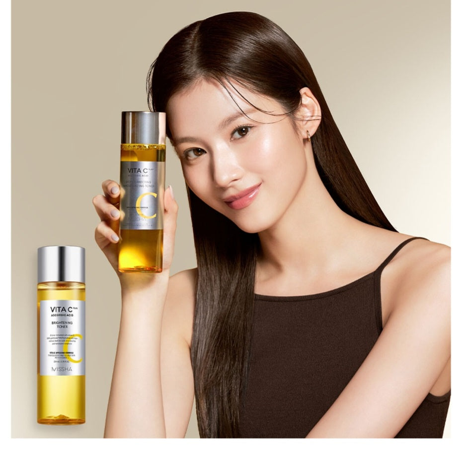 Missha vita C Plus Ascorbic Acid, Brightening Toner, – Ko Beauty Lover